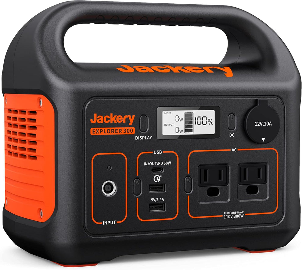 Jackery Explorer 300 Portable Power Station 300W – Quiet Solar Generat ...