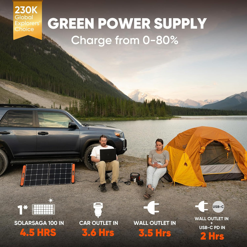 Jackery Explorer 300 Portable Power Station 300W – Quiet Solar Generat ...